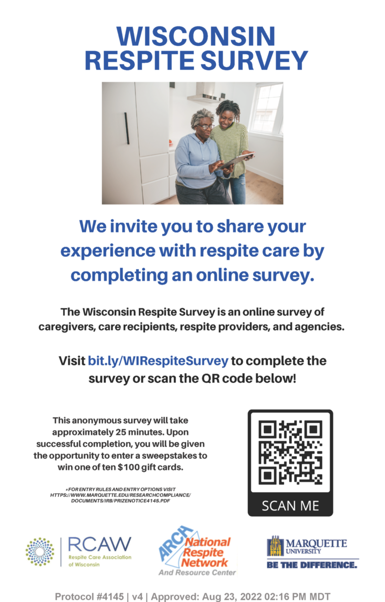 Family Caregiver Grants | Respite Care Association of Wisconsin